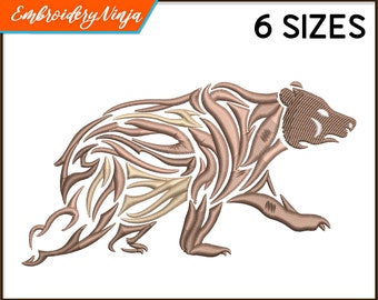 Bear Outline Embroidery - Etsy