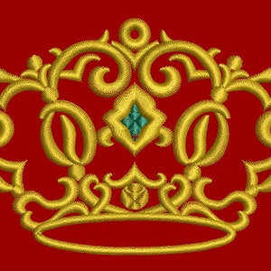 Crown Embroidery Design for Real Queens and Kings Easy and - Etsy