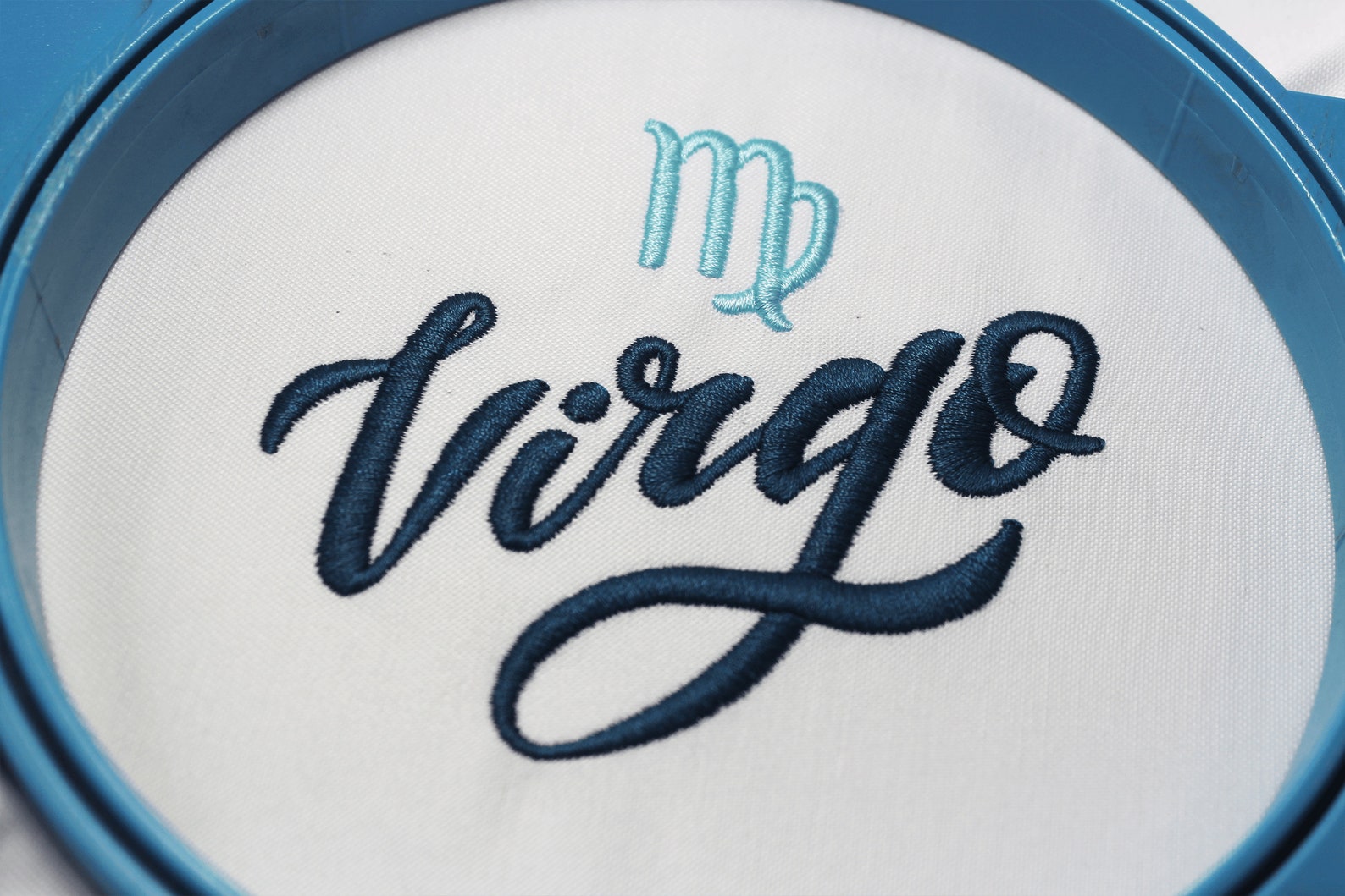 Virgo Zodiac Sign Machine Embroidery Design 3 Sizes Pes - Etsy