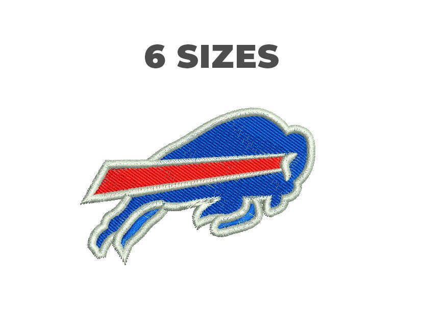 Buffalo Bills logo machine embroidery designs. American | Etsy