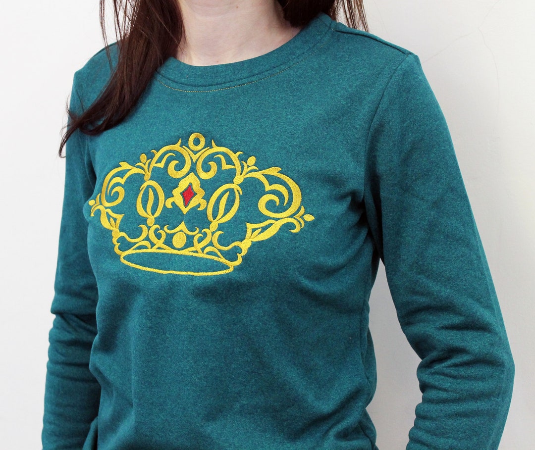 Crown Embroidery Design for Real Queens and Kings Easy and - Etsy