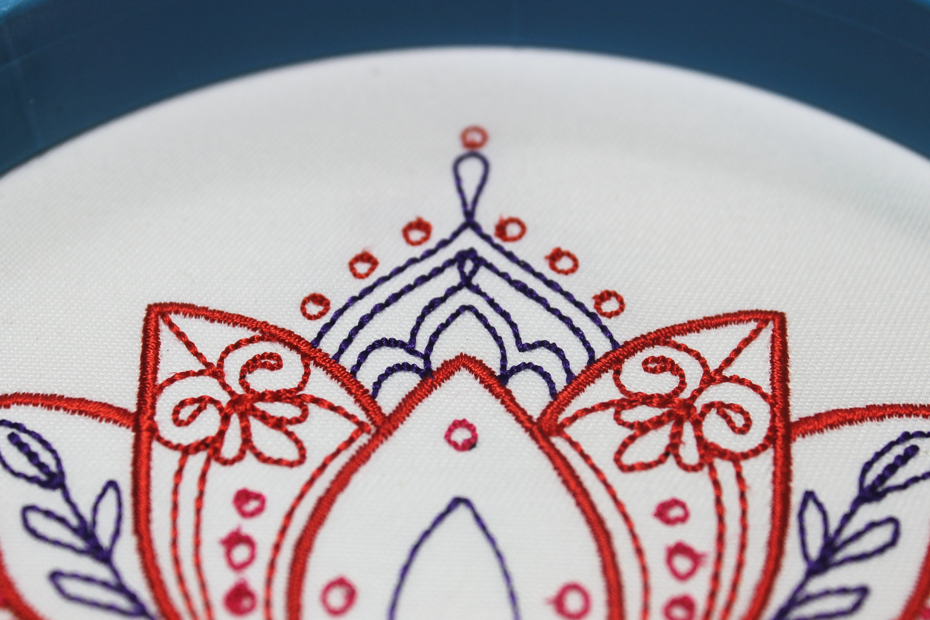 Lotus Flower Machine Embroidery Design. Lotus Embroidery | Etsy