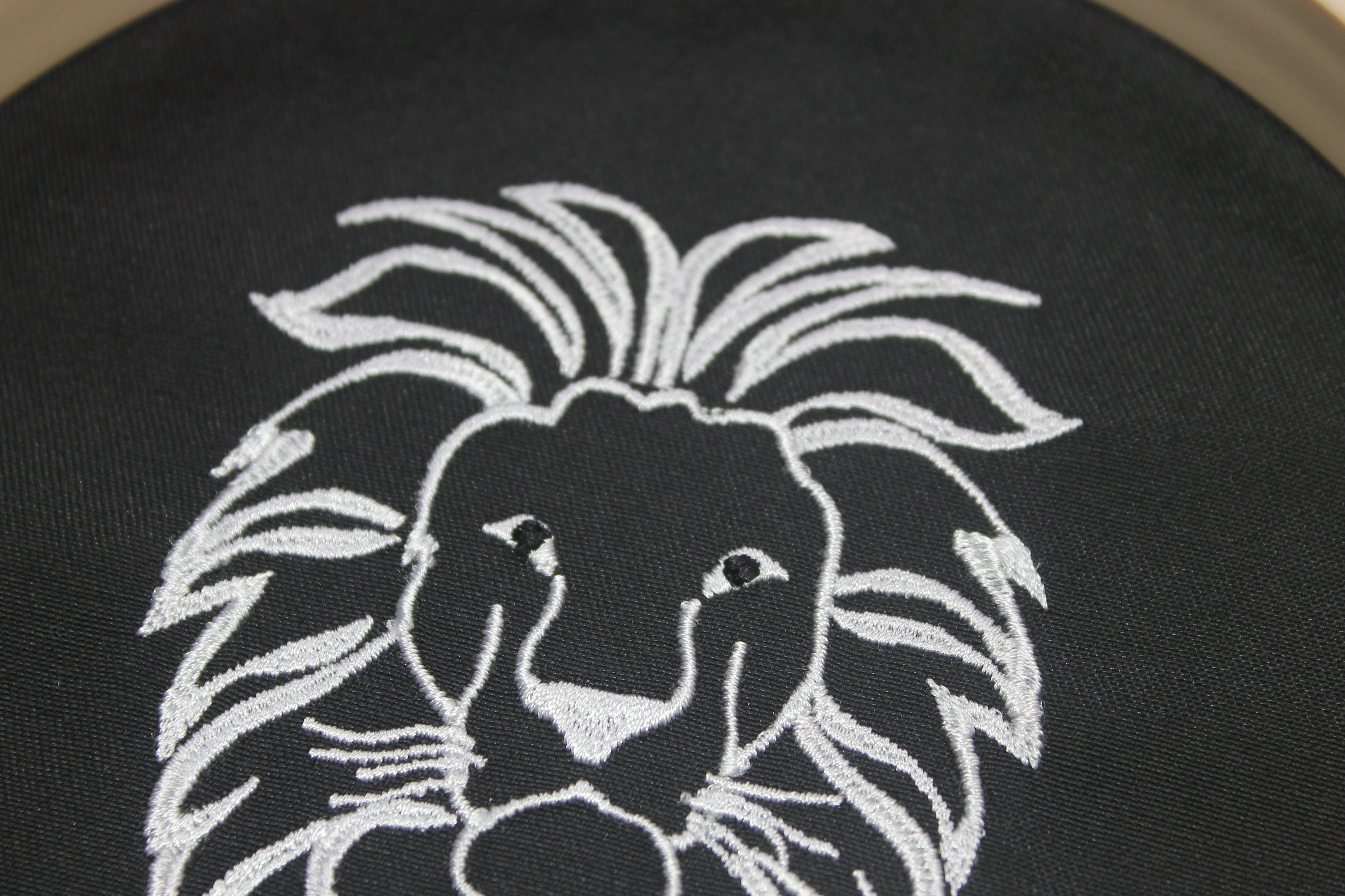 Lion Head face Machine Embroidery Design Lion Cat - Etsy