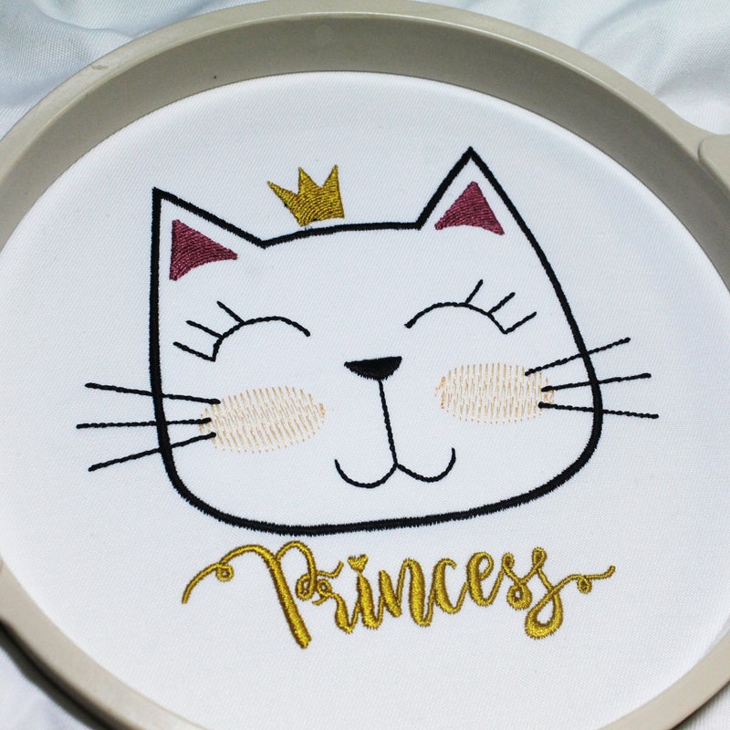 Cat Embroidery - Etsy