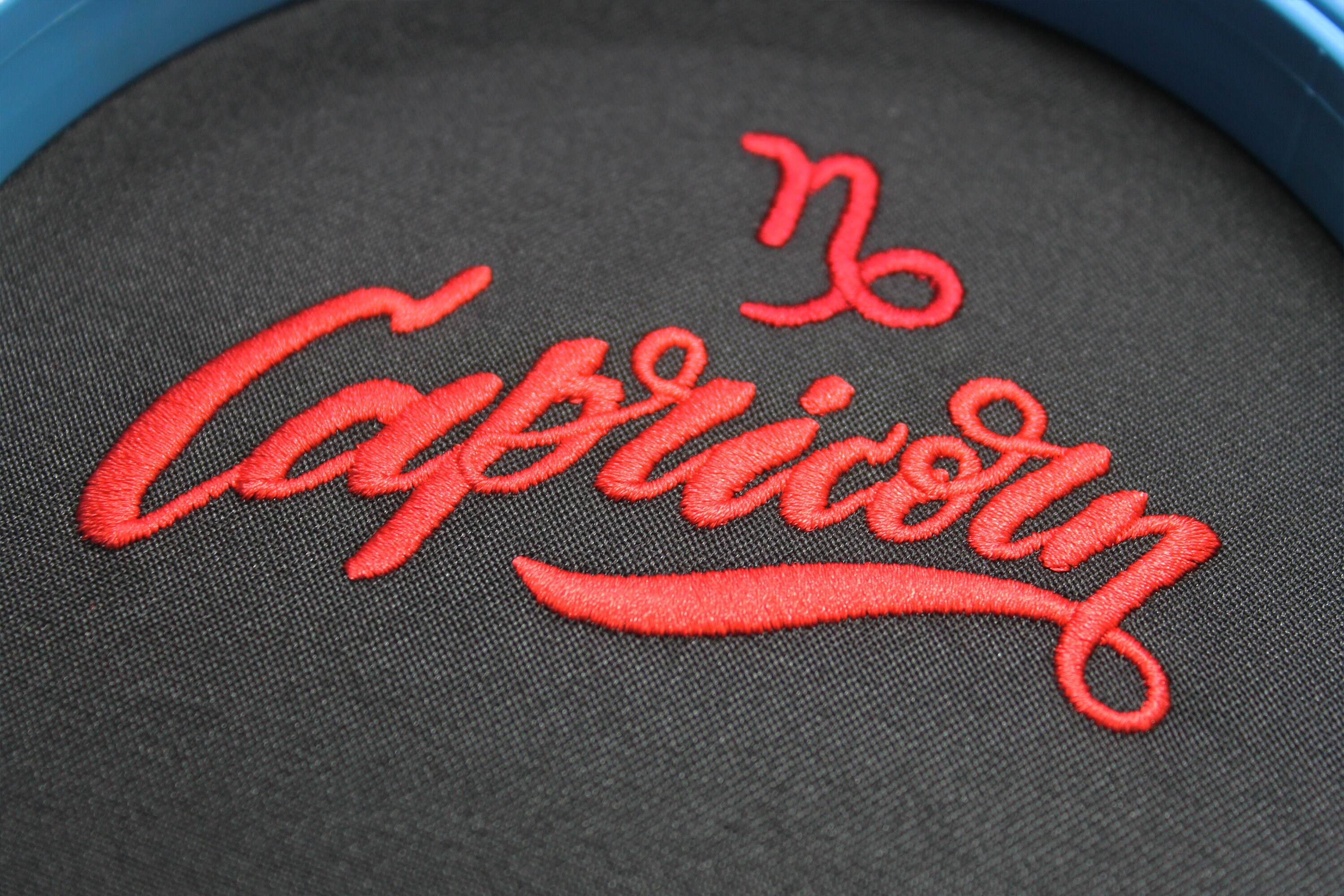 Capricorn Zodiac Sign Machine Embroidery Design 3 Sizes - Etsy