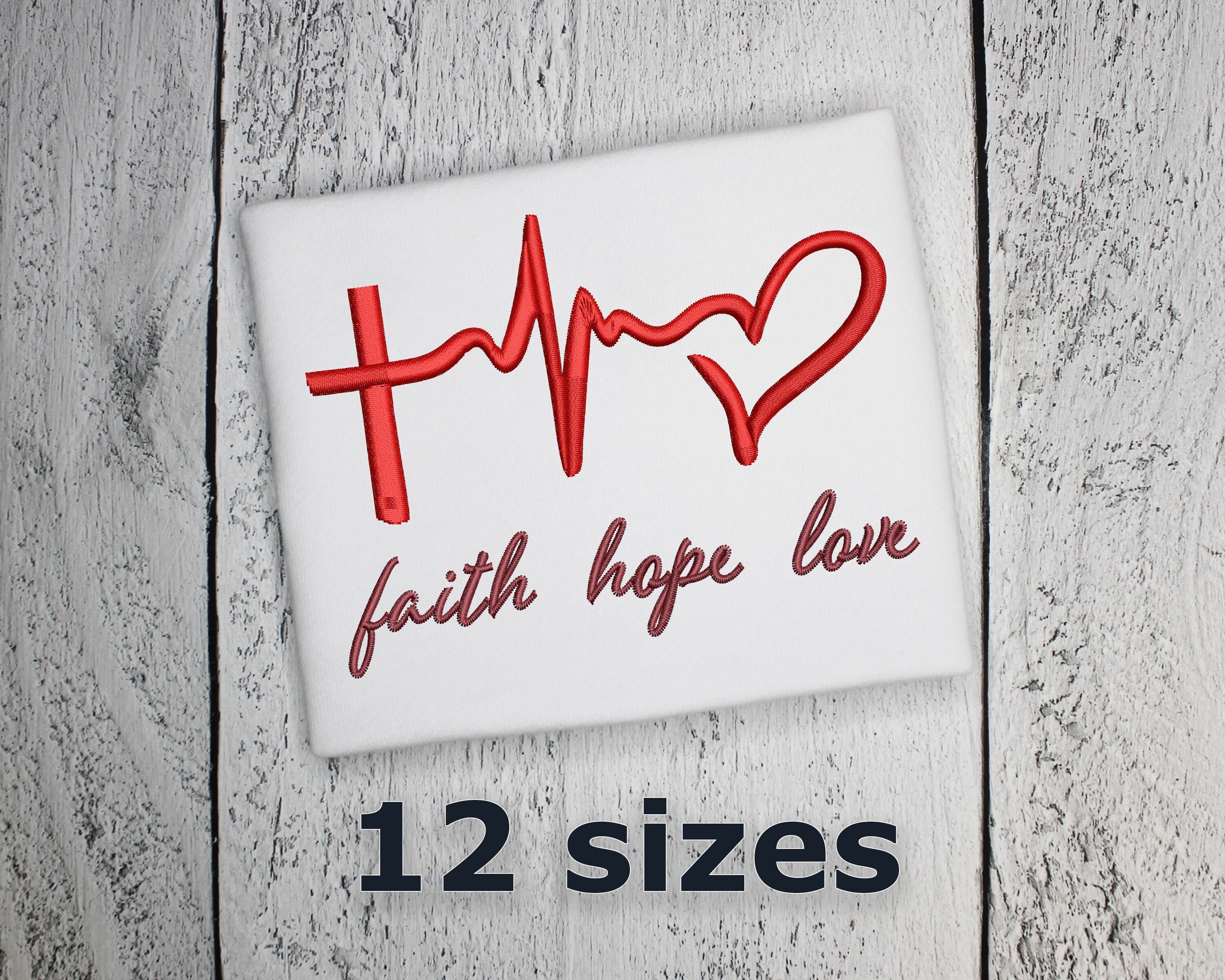 Craft Supplies & Tools Hope Design Religious Design Hope Embroidery ...