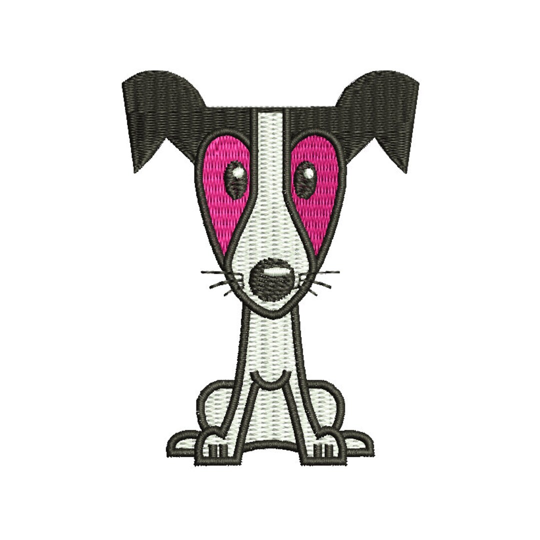Cartoon Dog Machine Embroidery Design, 6 Sizes - Etsy
