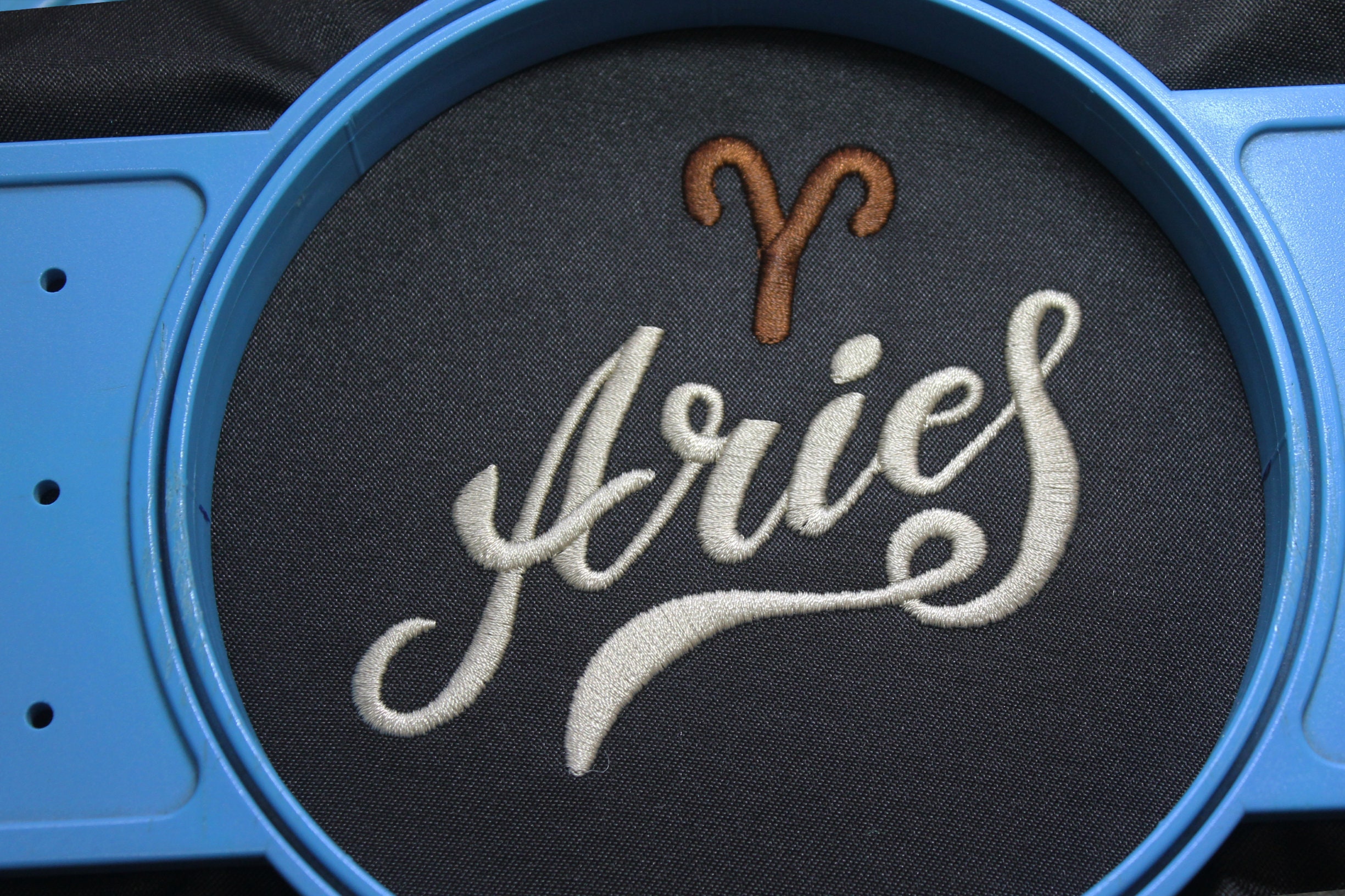 Aries Zodiac Sign Machine Embroidery Design 3 Sizes Pes | Etsy