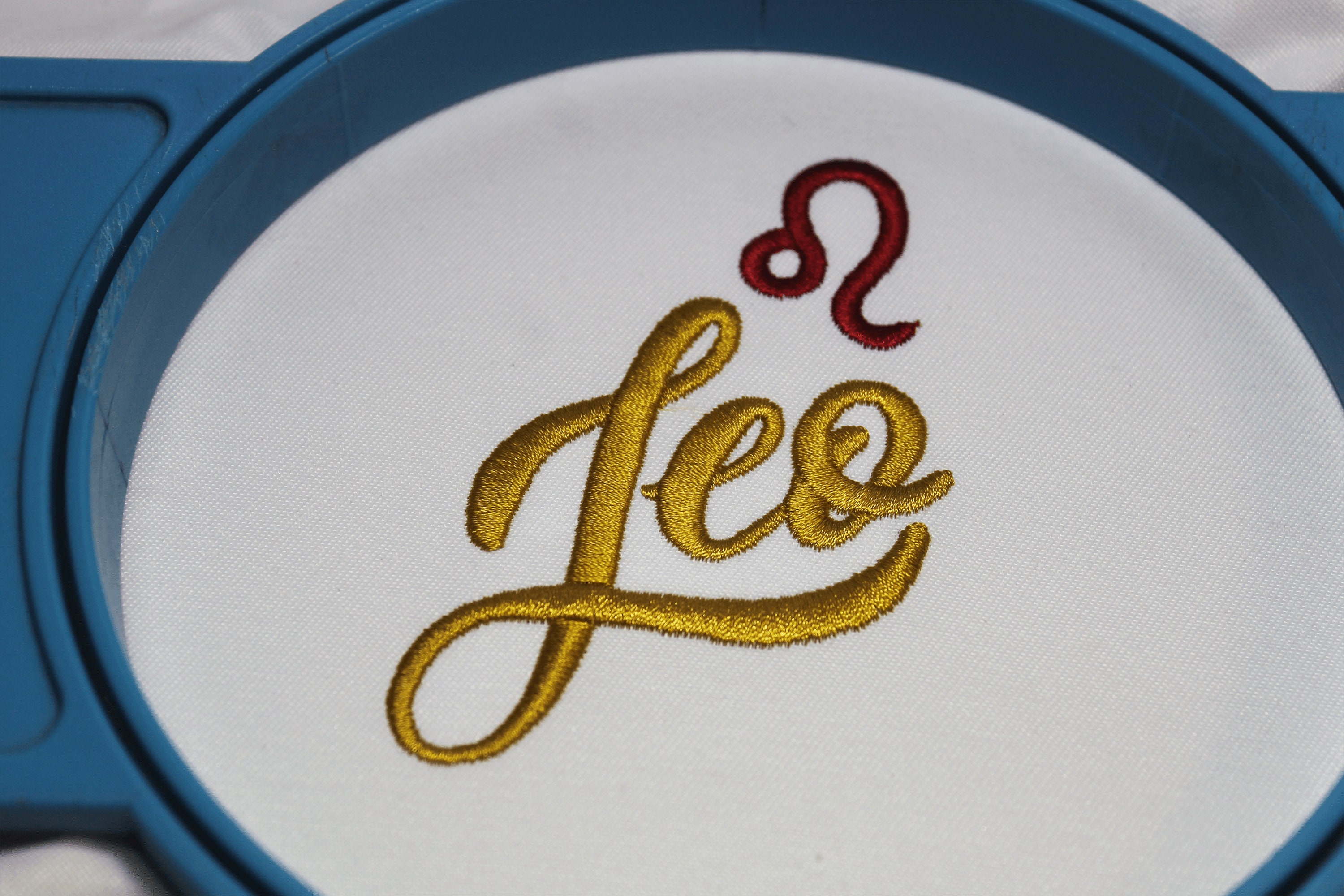 Leo Zodiac Sign Machine Embroidery Design 3 Sizes Pes - Etsy