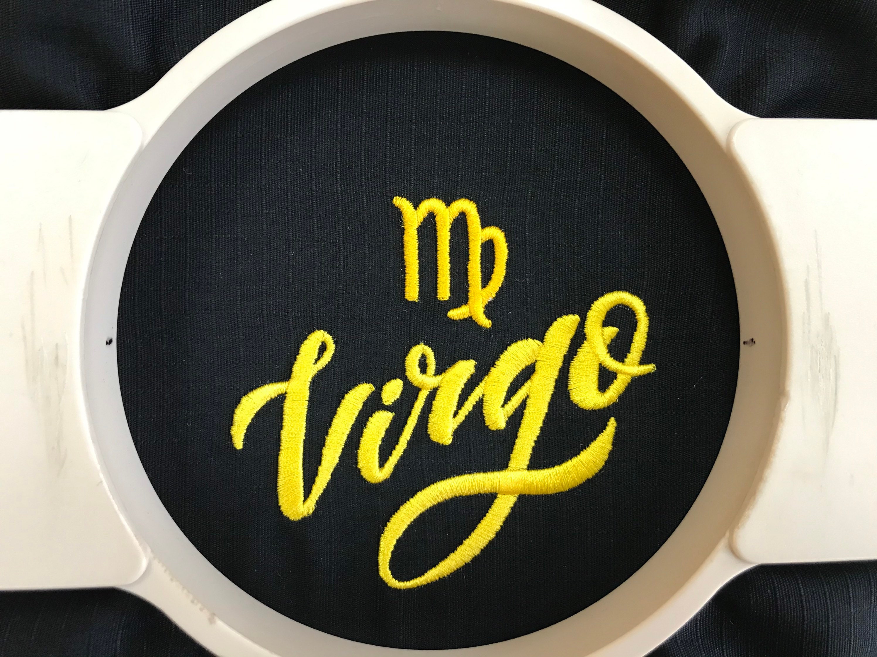 Virgo Zodiac Sign Machine Embroidery Design 3 Sizes Pes - Etsy
