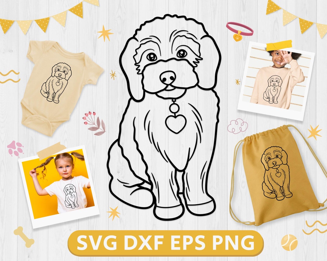 Puppy Svg, Cute Dog Cut File Png, Dxf for Cricut, Silhouette - Etsy ...