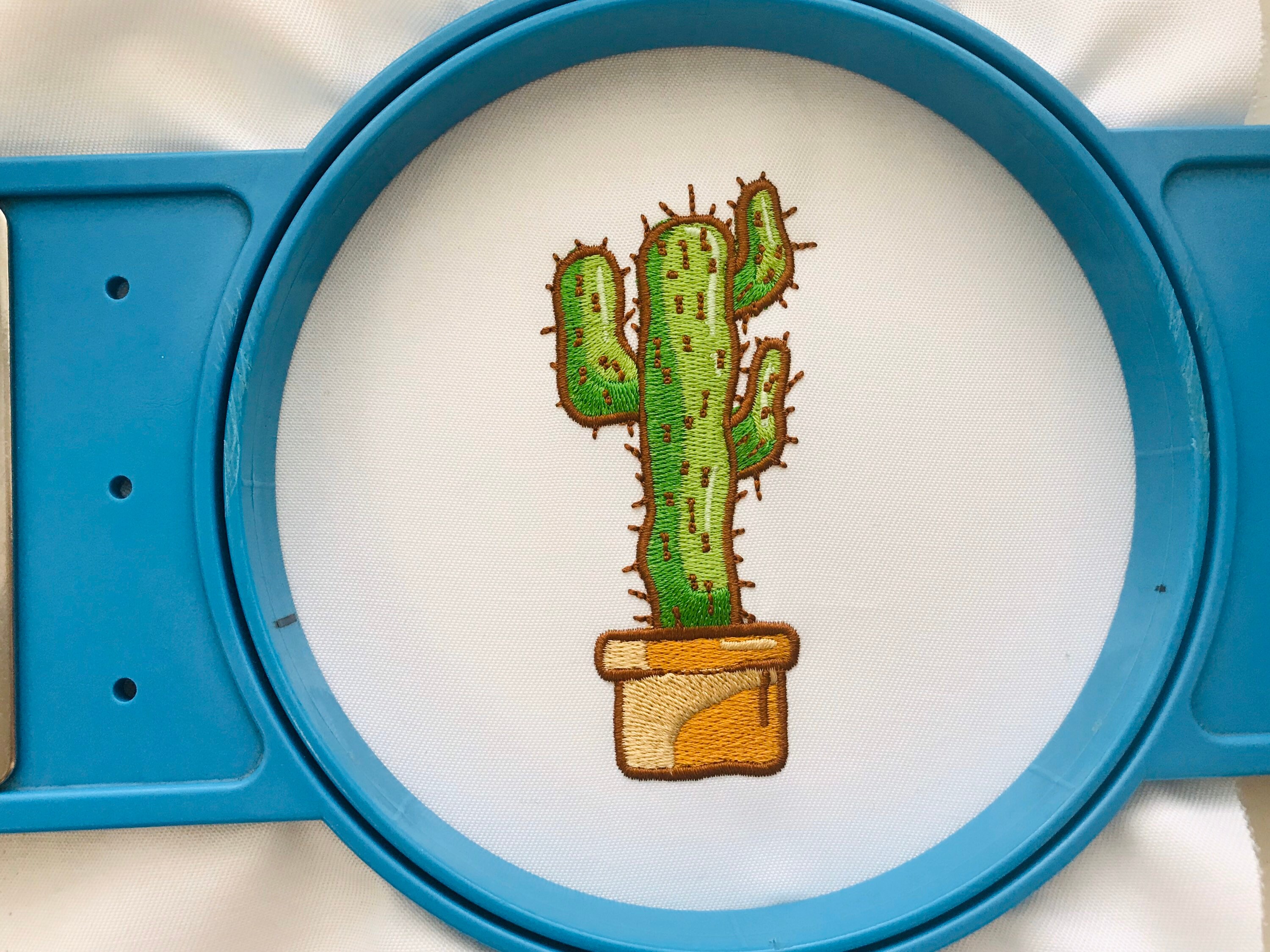 Cactus/succulent Machine Embroidery Design. Pes Dst Hus - Etsy