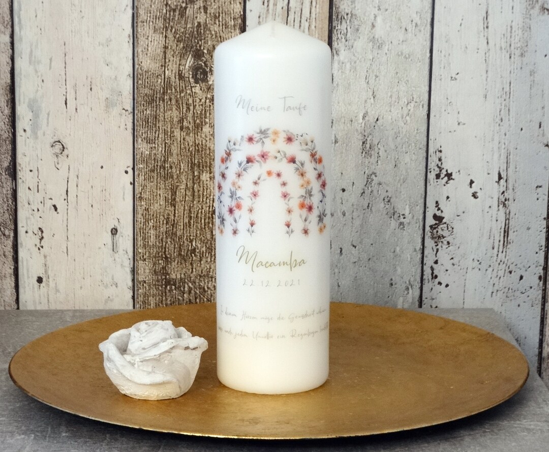 Baptismal Candle Macamba, Baptismal Candle Rainbow, Baptismal Candle ...