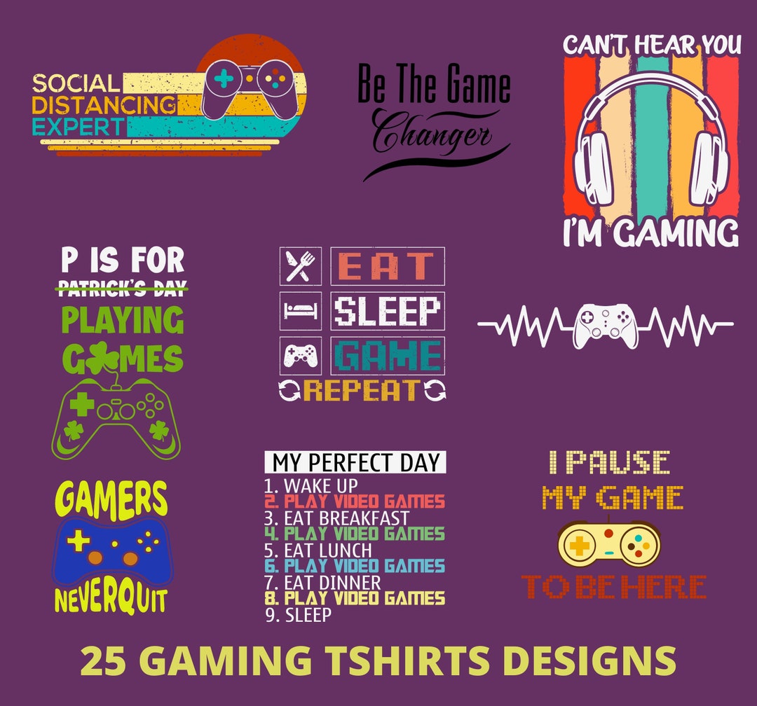 25 Gamer Svg Bundle Video Game Svg Gaming Svg Video Games - Etsy Finland