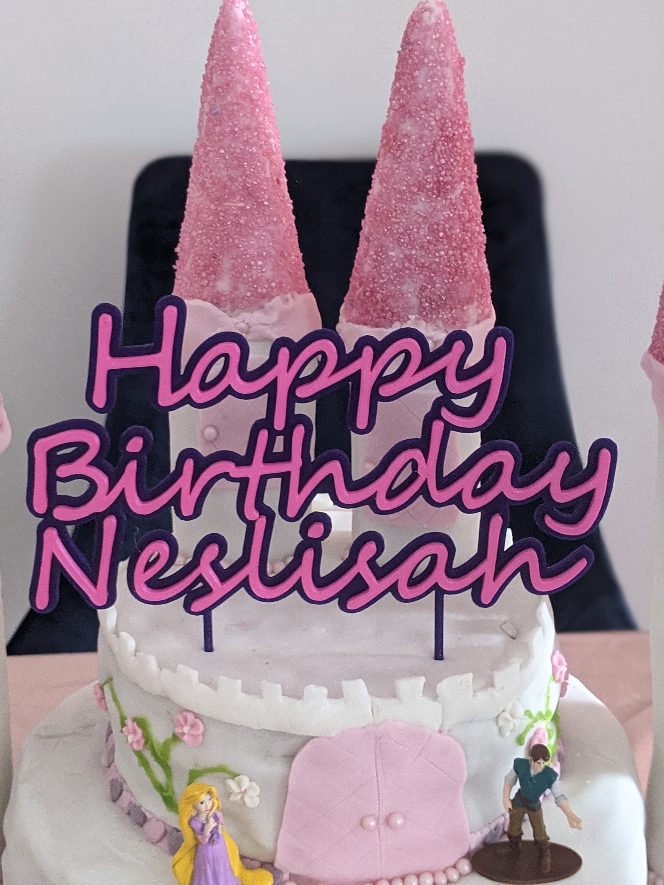 3D Printed Personalised Cake Topper Birthday Cake Topper - Etsy