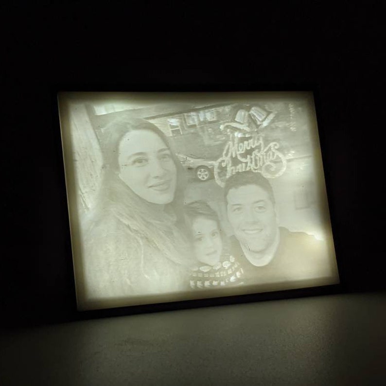 Lithophane Light Box Lamp 3d Printed Personalised Light - Etsy