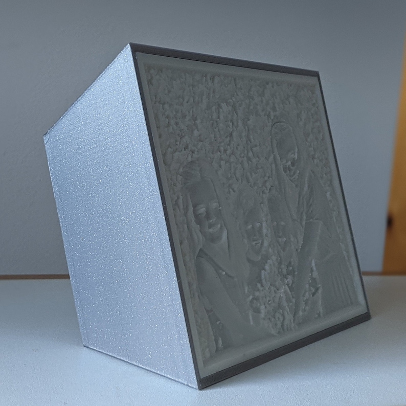Lithophane Light Box Lamp 3d Printed Personalised Light - Etsy