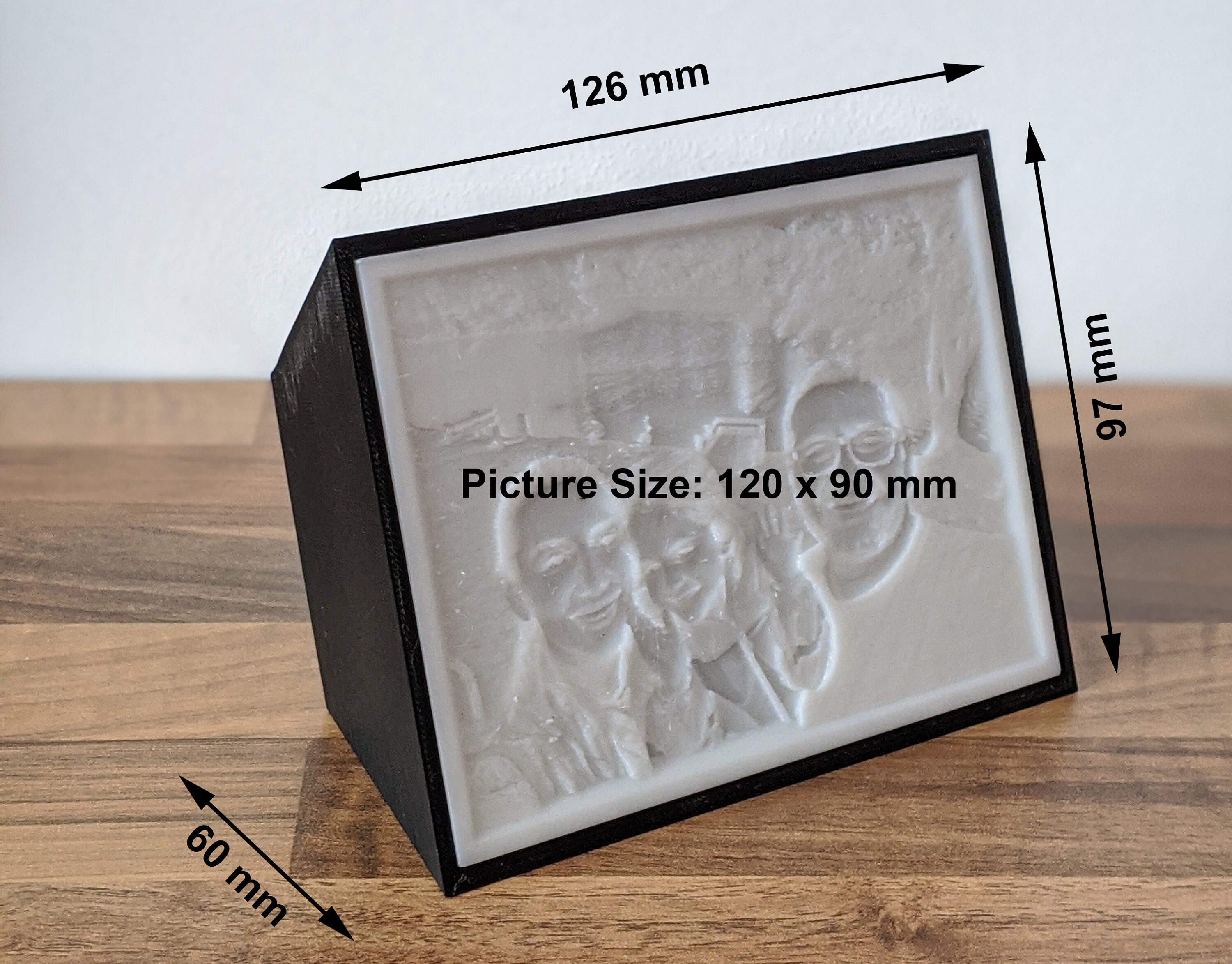 Lithophane Light Box Lamp 3d Printed Personalised Light | Etsy