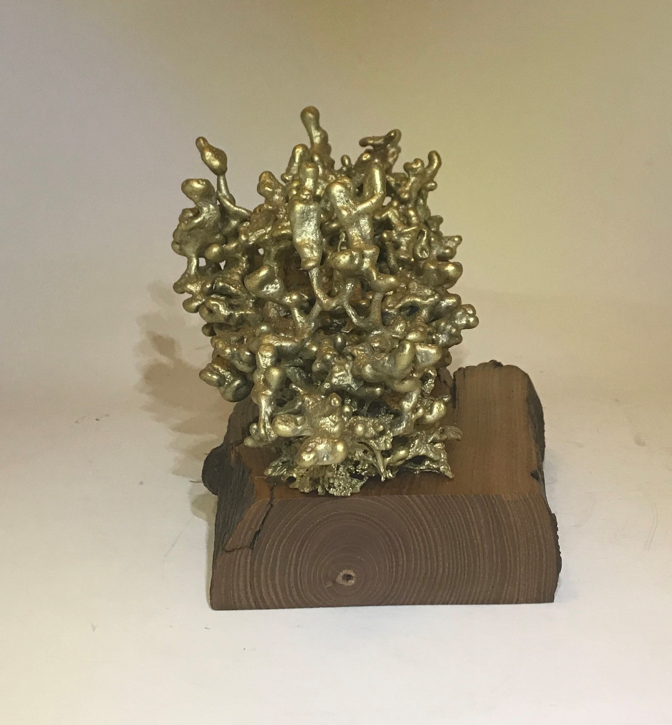 Sculpture boxers Abstract Brutalist Cast Brass - Etsy