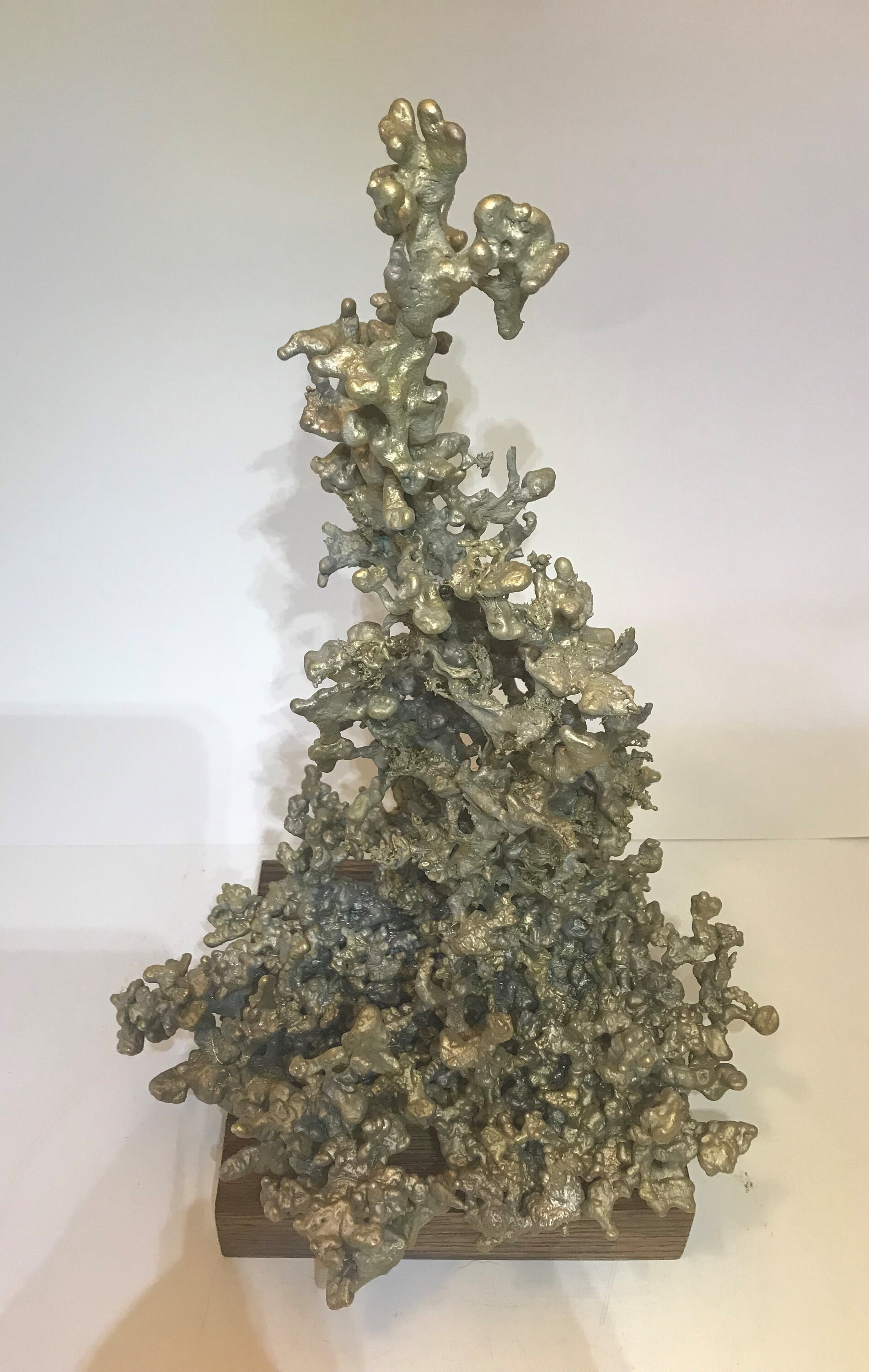 Sculpture "face", Abstract Brutalist Cast Brass - Etsy