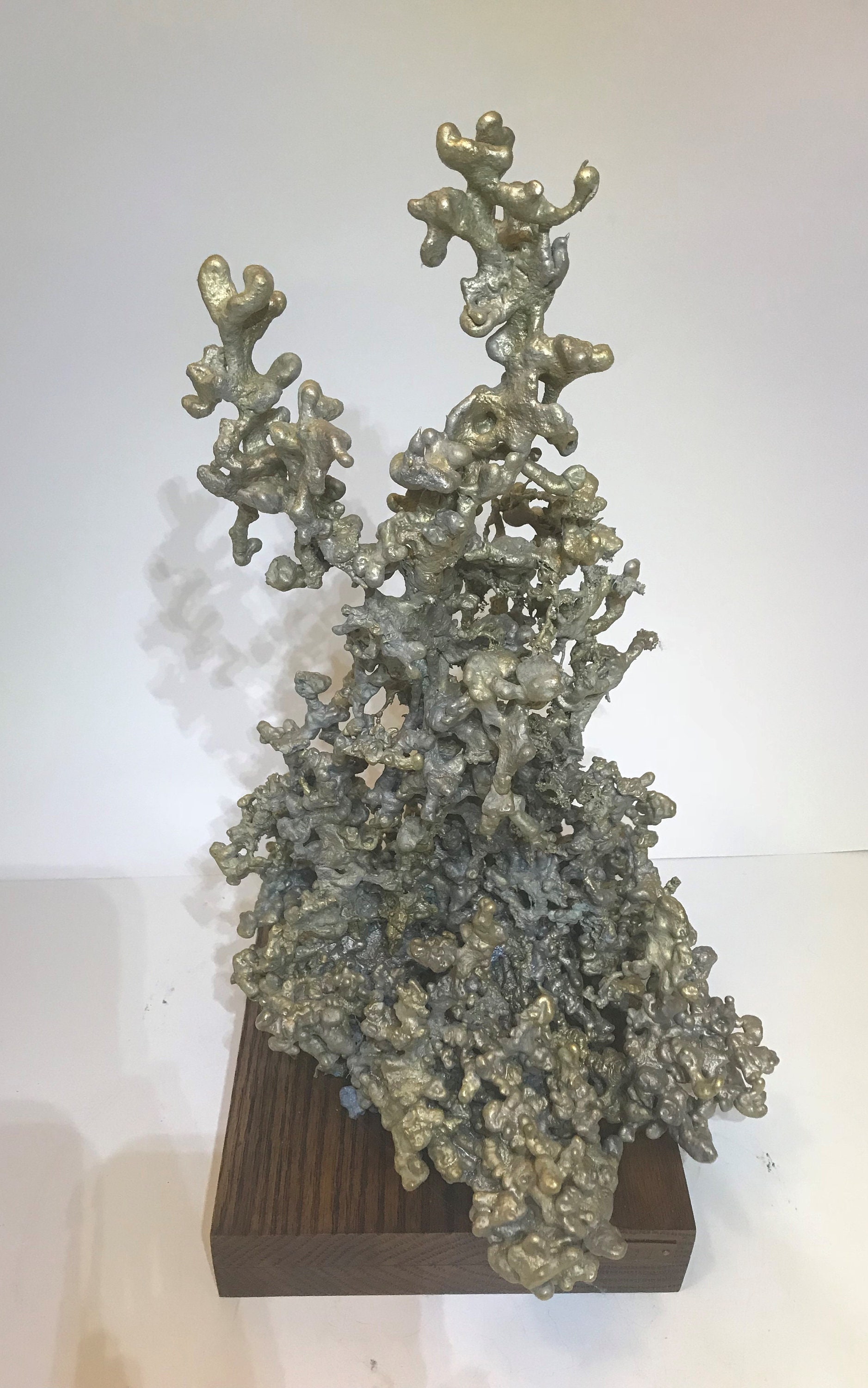 Sculpture "face", Abstract Brutalist Cast Brass - Etsy