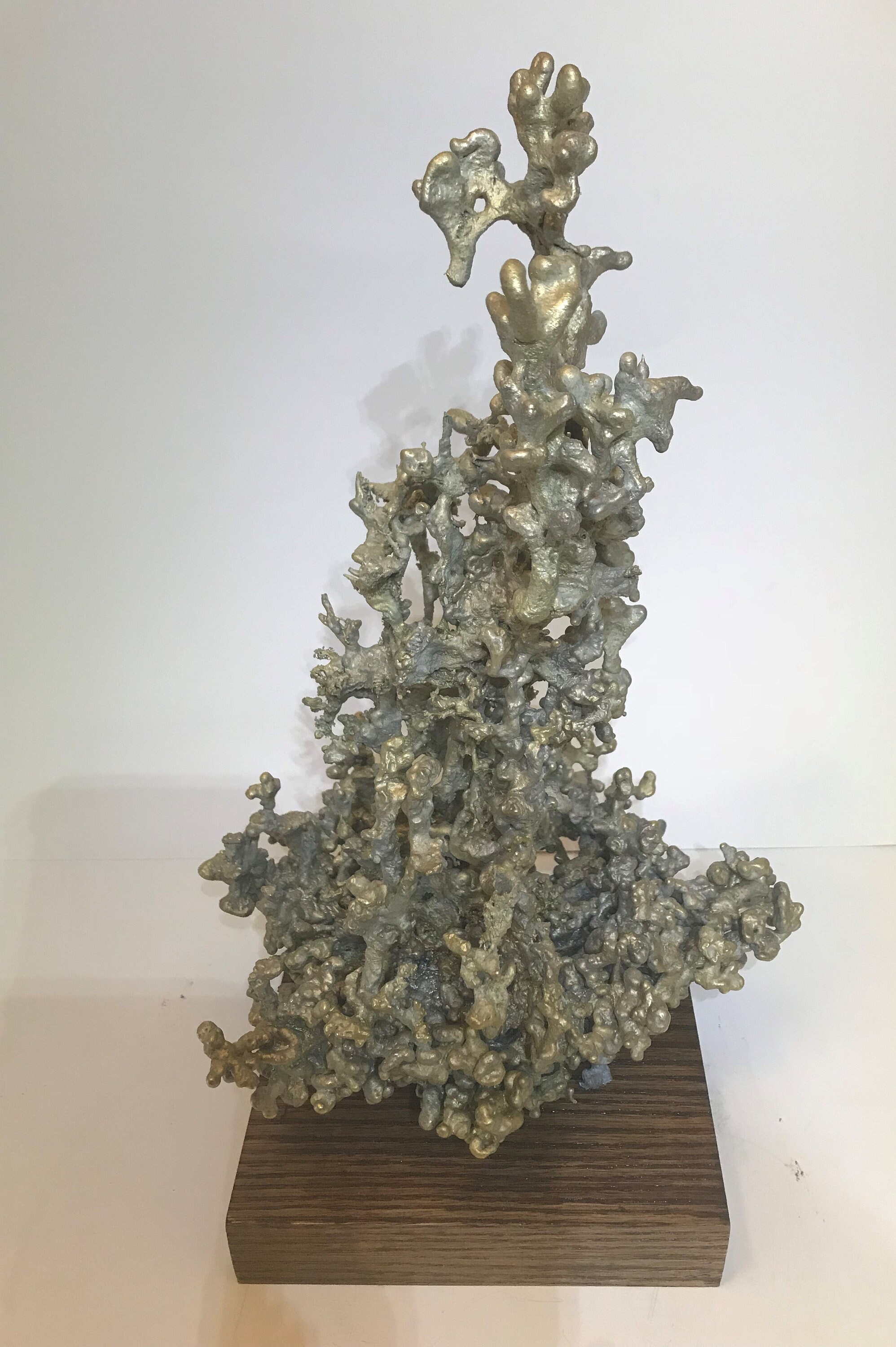 Sculpture "face", Abstract Brutalist Cast Brass - Etsy