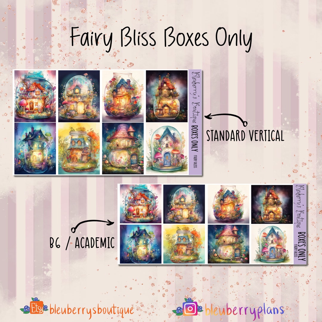 Fairy Bliss Boxes Only in Standard Vertical and B6/academic Size - Etsy
