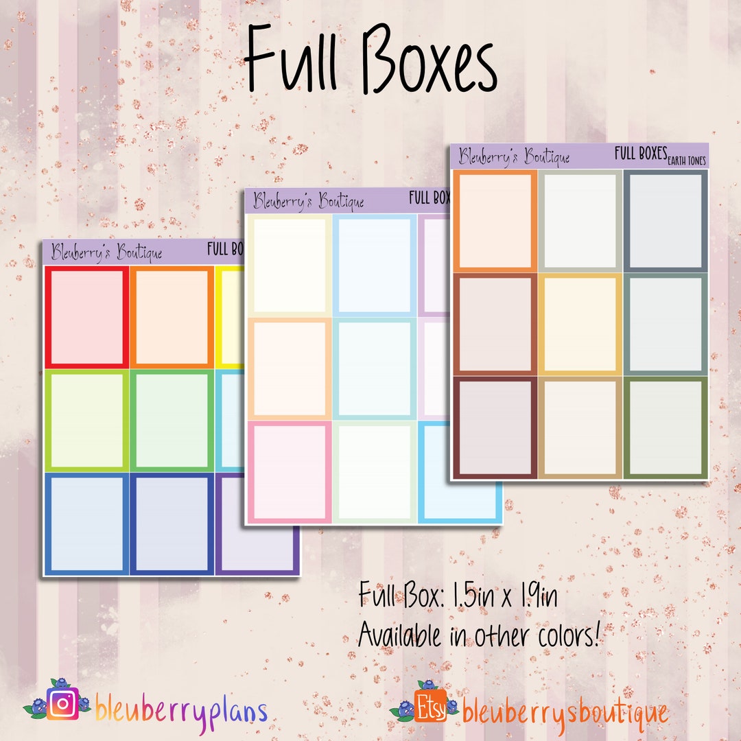 Full Boxes Functionals - Etsy