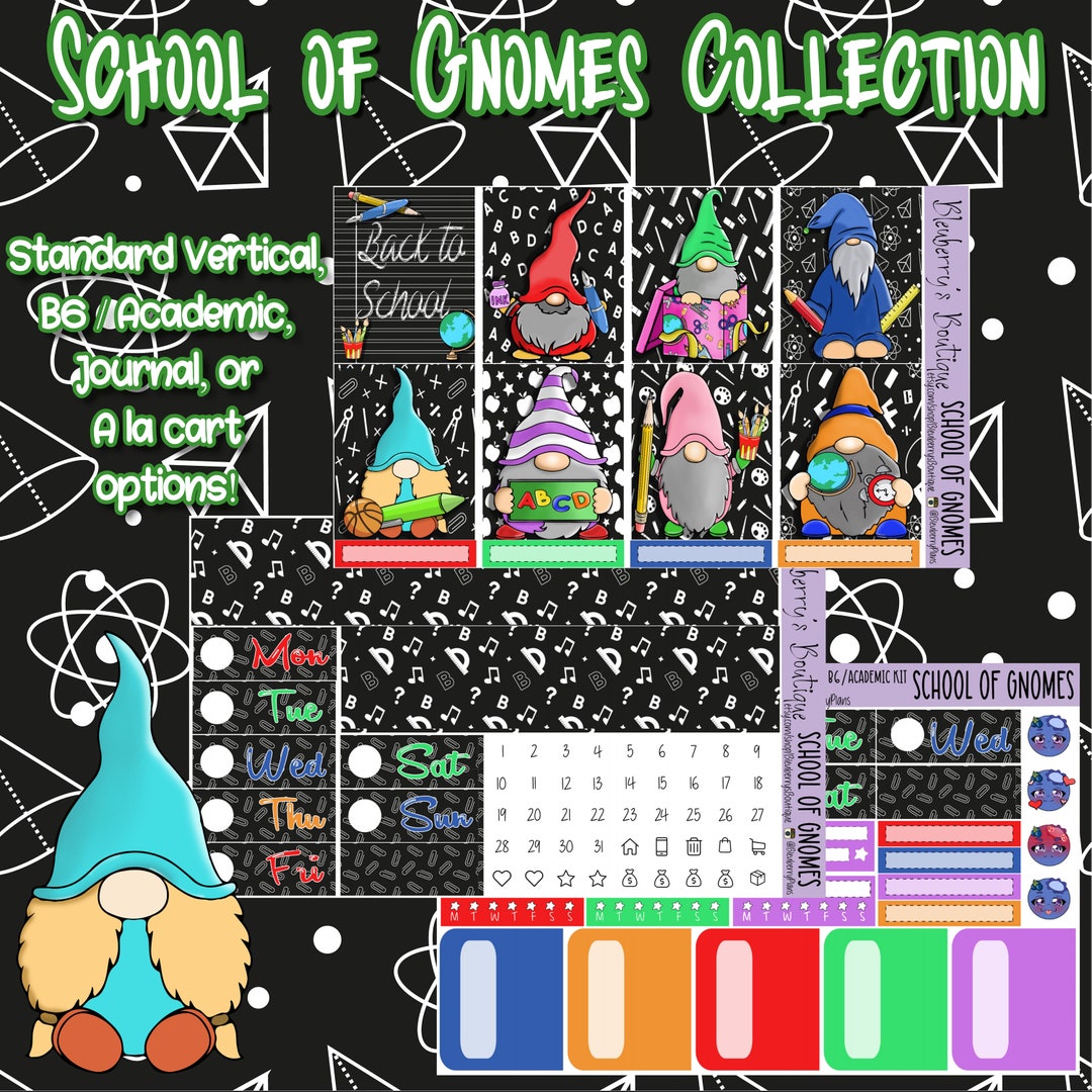 School of Gnomes Collection standard Vertical, Journal, B6/academic, A ...