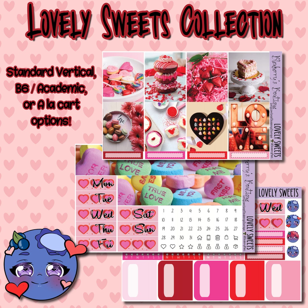 Lovely Sweets Collection standard Vertical, B6/academic, A La Cart ...