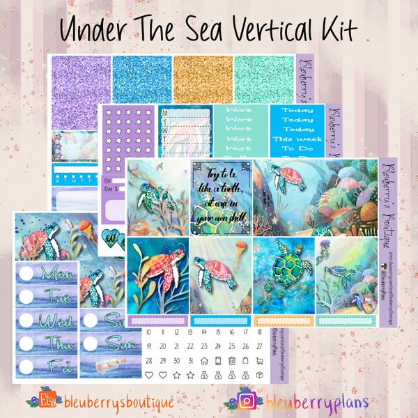 Under the Sea Calendar - Etsy