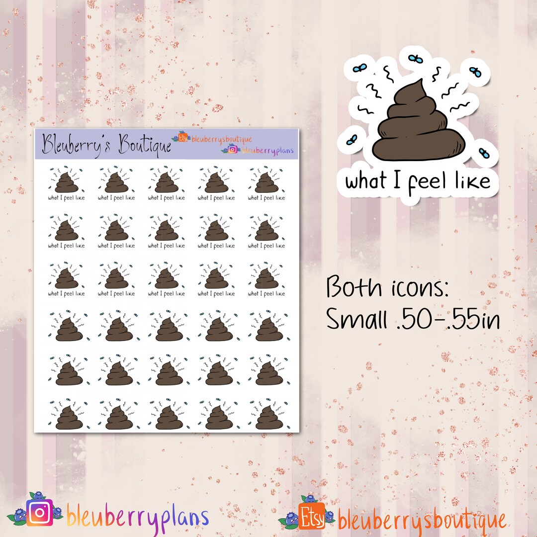 Feel Like Poop Icon - Etsy