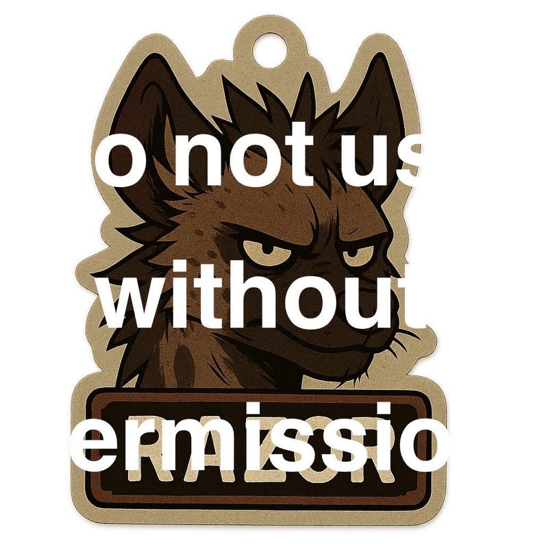 Edgy Horror Hyena Fursona – Semi-realistic Grunge Anthro Character ...