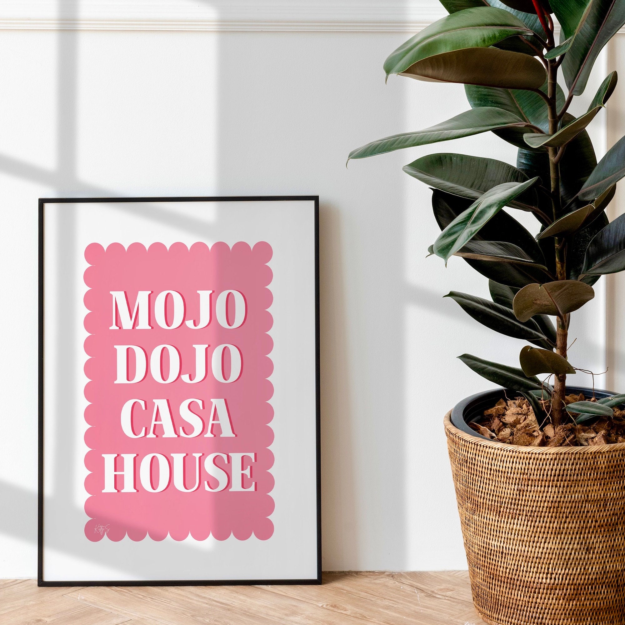 Printable Mojo Dojo Casa House Art Print | Barbie Inspired Art Print