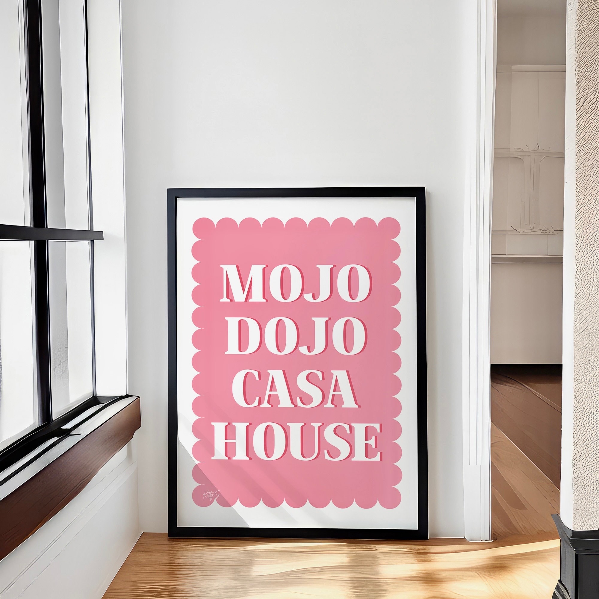 Printable Mojo Dojo Casa House Art Print | Barbie Inspired Art Print