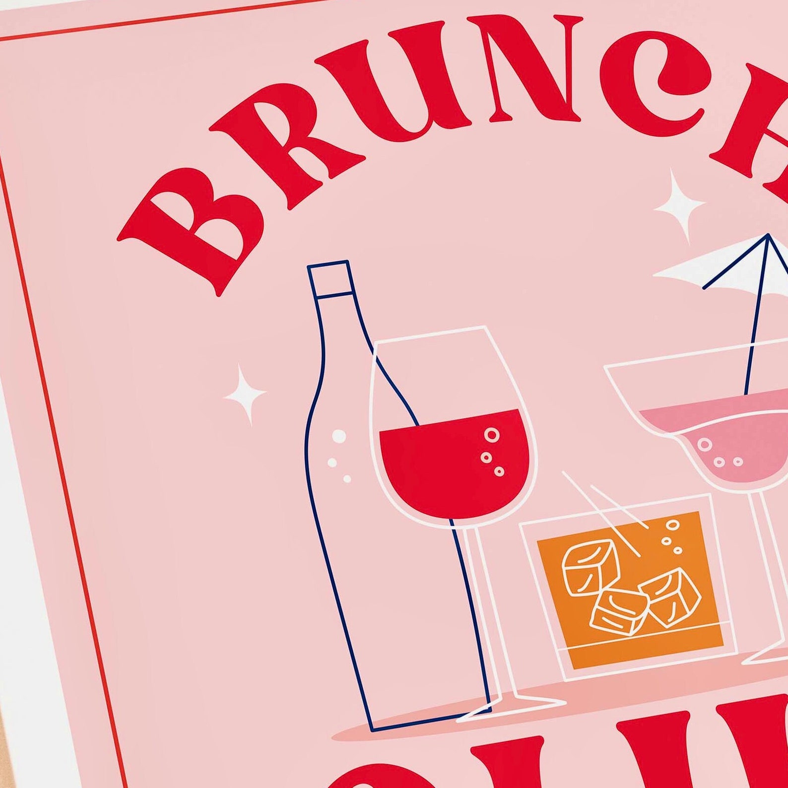 Brunch Club Digital Download Print JPG Typography Art Print - Etsy