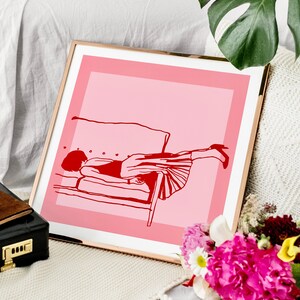 Bedroom Rest Art Print - Horizontal Art Print - Above Bed Art Print ...