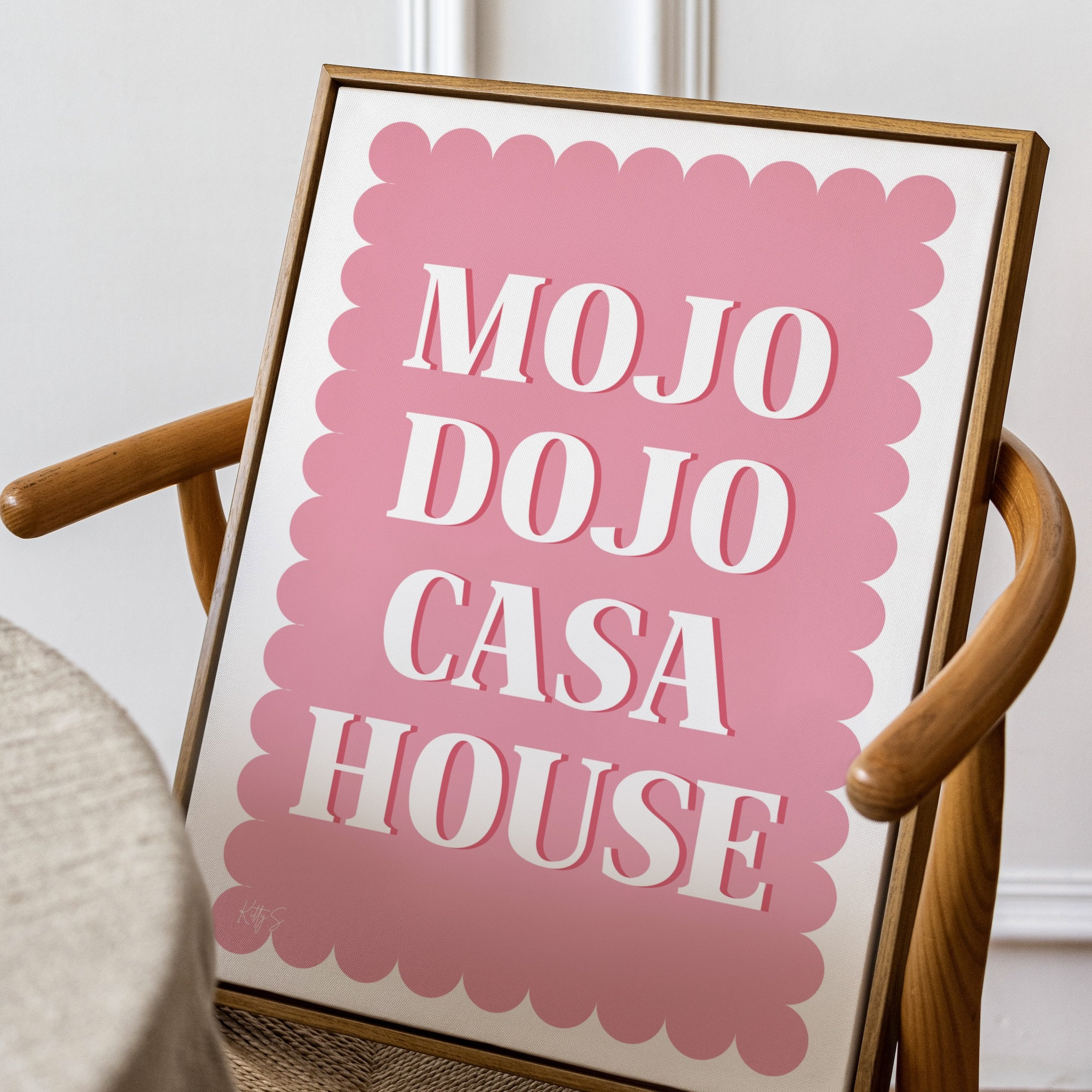Printable Mojo Dojo Casa House Art Print | Barbie Inspired Art Print