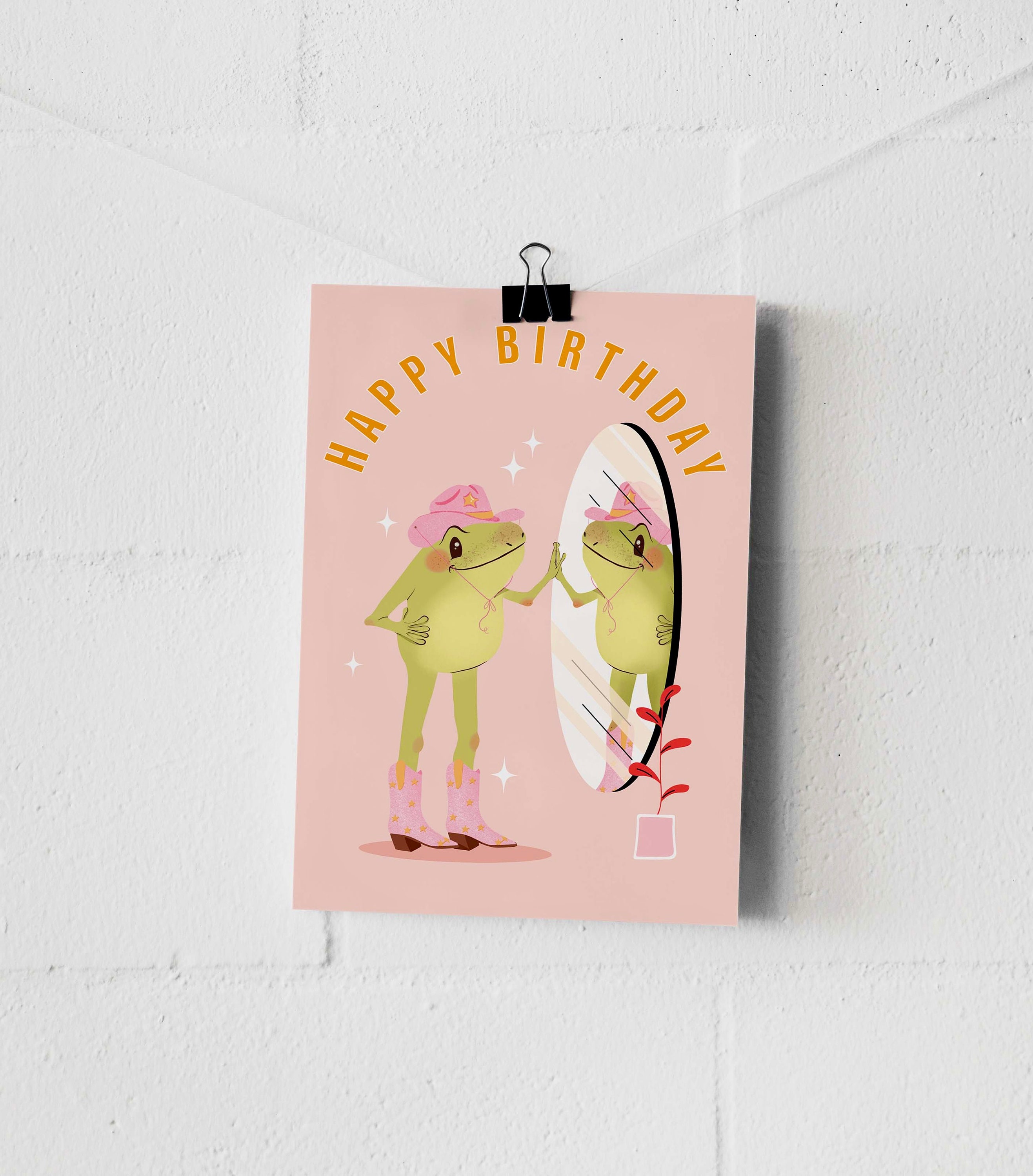Printable Frog Birthday Card Instant Download Card Cute - Etsy UK