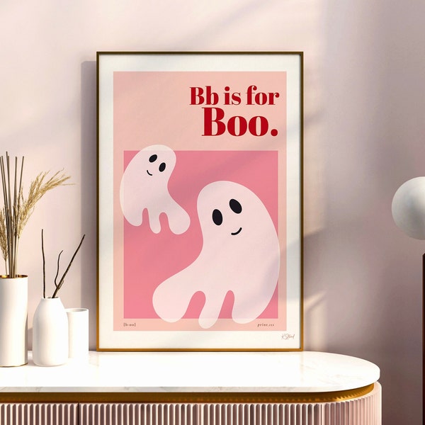 Cute Halloween Poster - Etsy