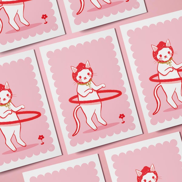 Strawberry Cat - Etsy