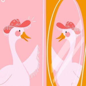 Printable Howdy Partner Duck Art Print Duck Aesthetic Art Print Digital ...