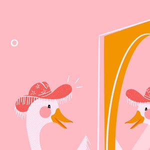 Printable Howdy Partner Duck Art Print Duck Aesthetic Art Print Digital ...