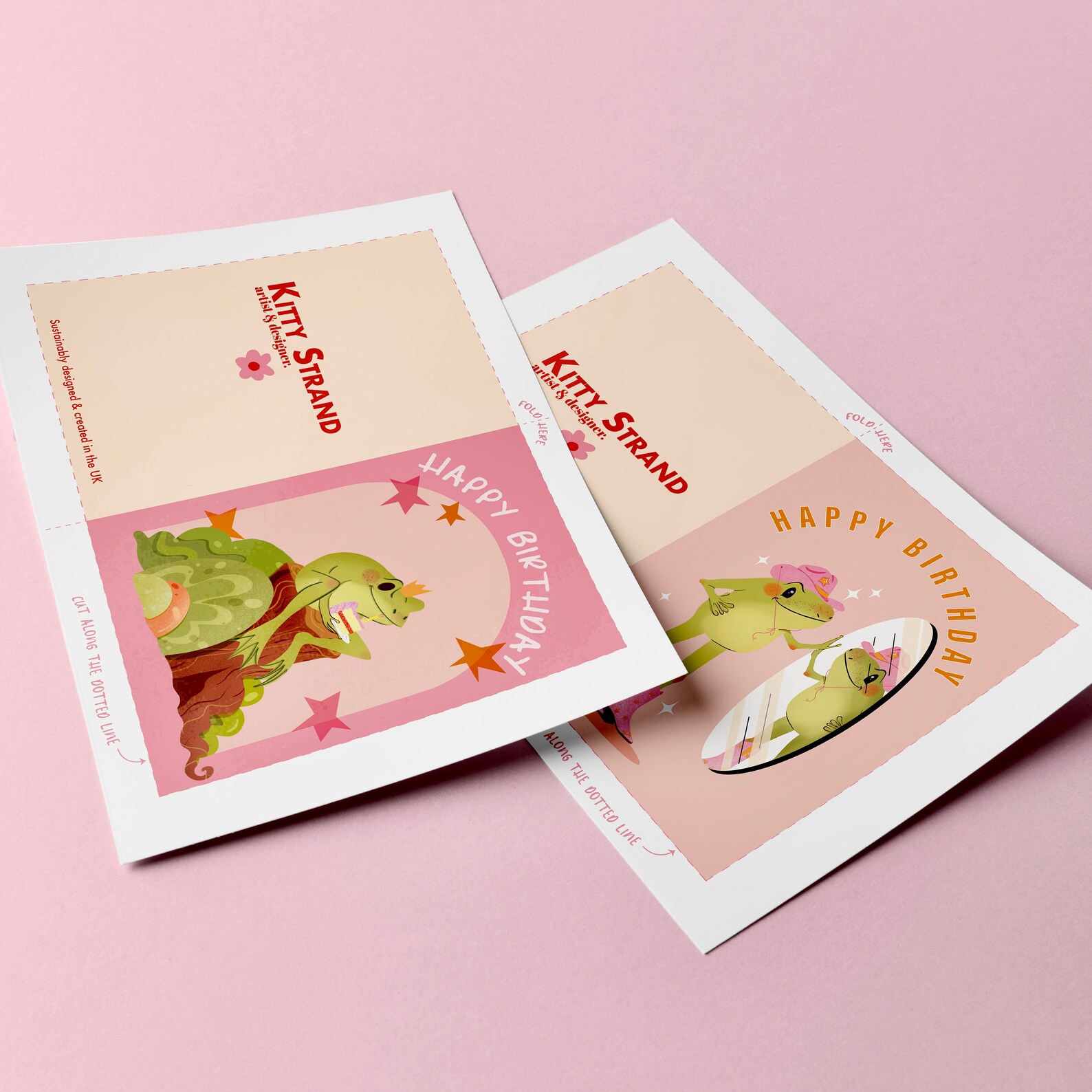 Multipack Printable Frog Birthday Cards Instant Download - Etsy
