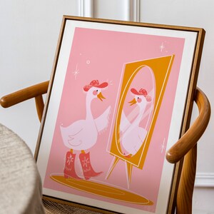 Printable Howdy Partner Duck Art Print Duck Aesthetic Art Print Digital ...