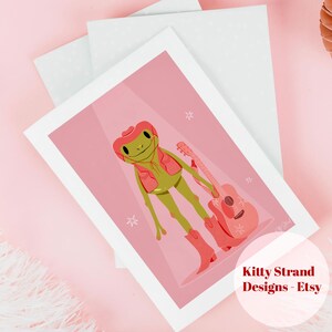 Howdy Partner Frog Art Print Frog Aesthetic Art Print Western Wall Art ...