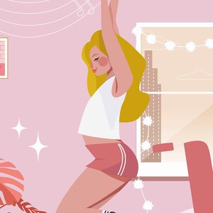 Printable Ambulatory Wheelchair User Art Digital Download Disability ...