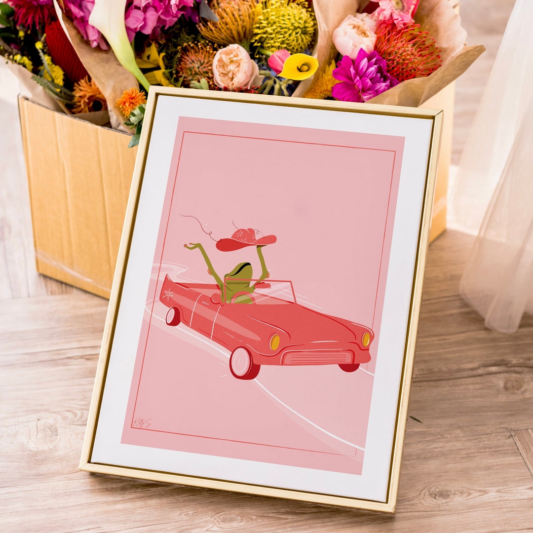 Printable Howdy Partner Frog Art Print western Frog Art Frog Aesthetic ...