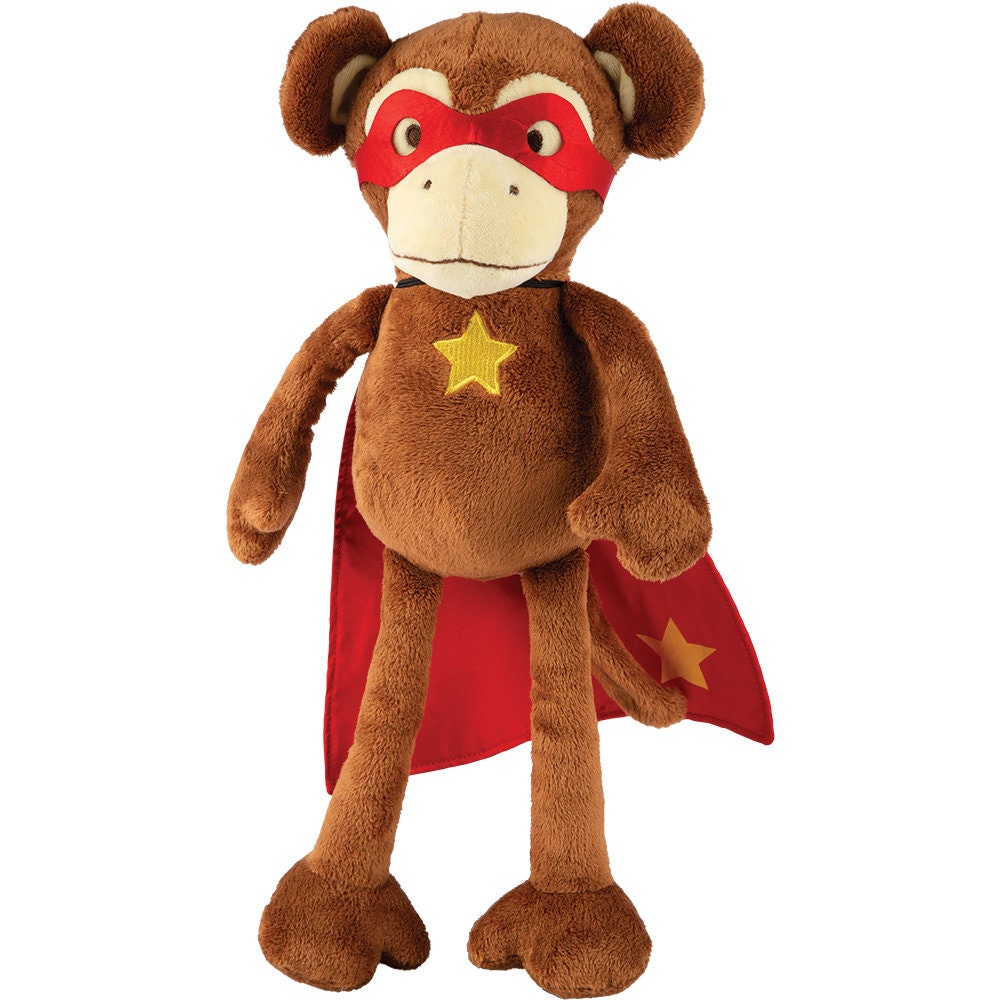 Personalised Superhero Teddy Bear - ANY NAME Embroidered on Cape ...