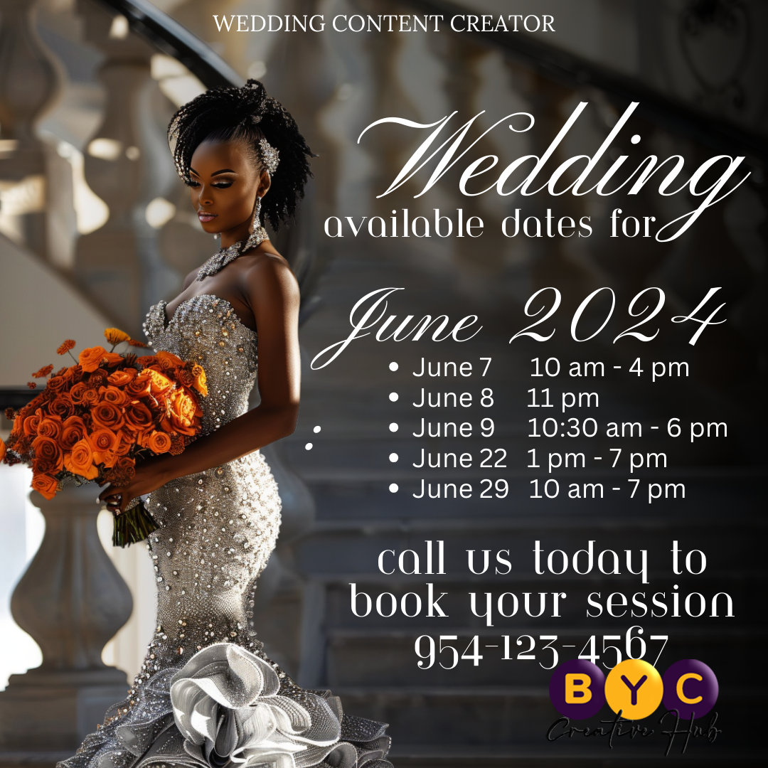 Wedding Content Creator Flyer Template, Editable Canva Flyer Template ...